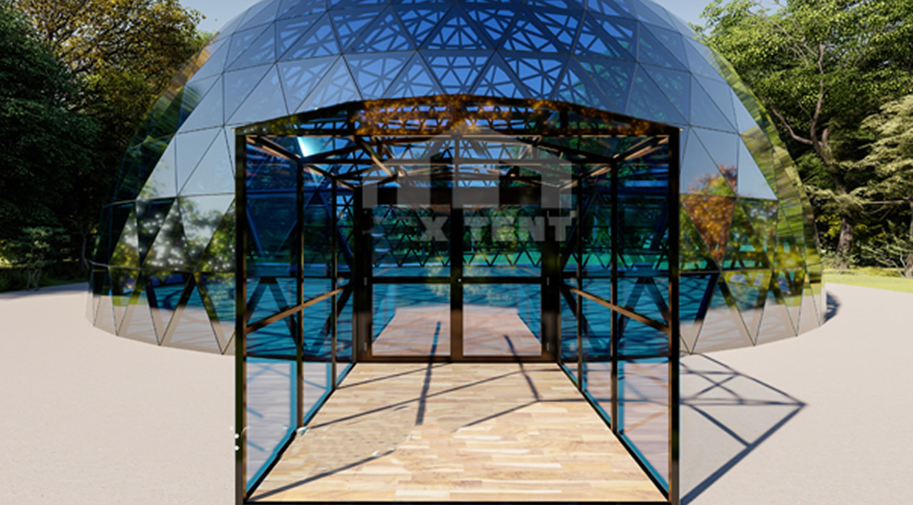 20M Geodesic Dome – Glamping Glamour