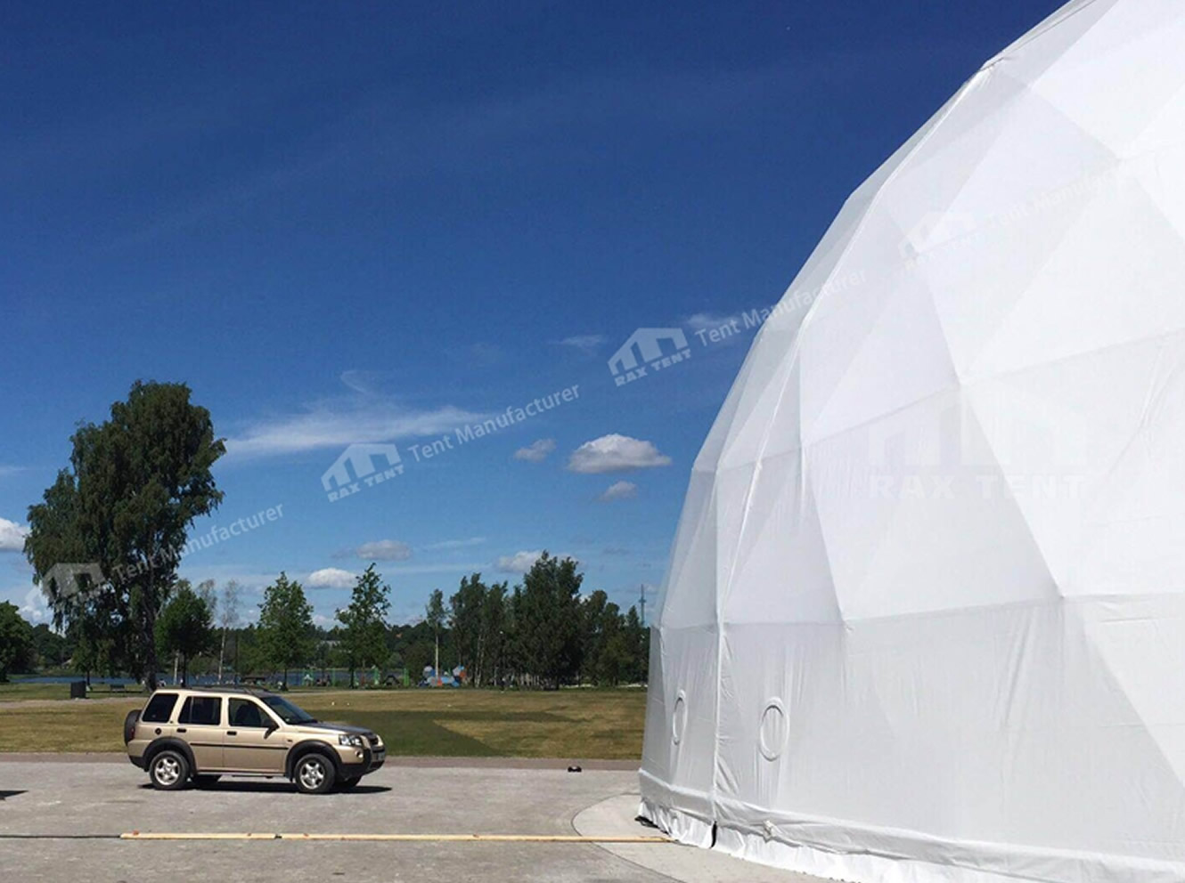 26M Big Dome Tent with AC and Ventilation – Glamping Glamour
