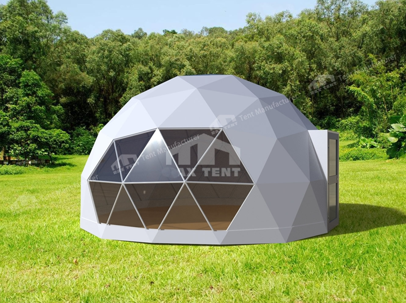 Geodesic dome tent with skylight outdoor dome house – Glamping Glamour